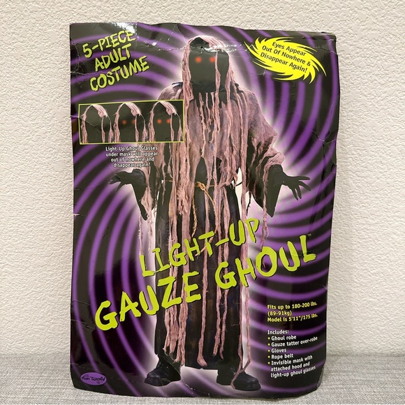 Other | Halloween Costume Lightup Gauze Ghou | Poshmark